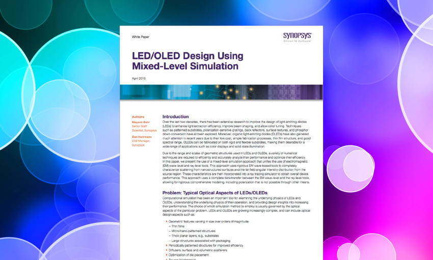 RSoft Photonic Device Tools | Synopsys Photonic Solutions