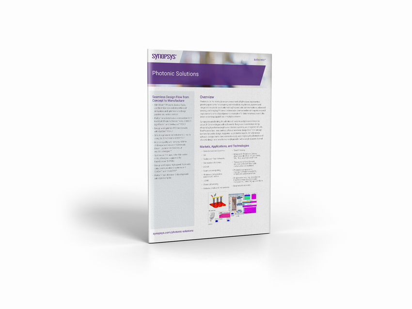 Photonic Solutions Resources | Synopsys
